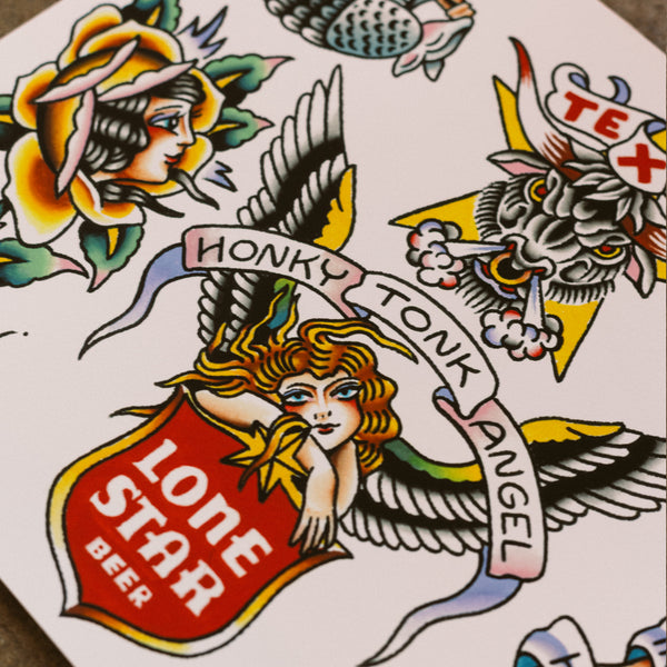 Mark of A Texan - Jonathan Clapp Flash Print – Lone Star Beer Store